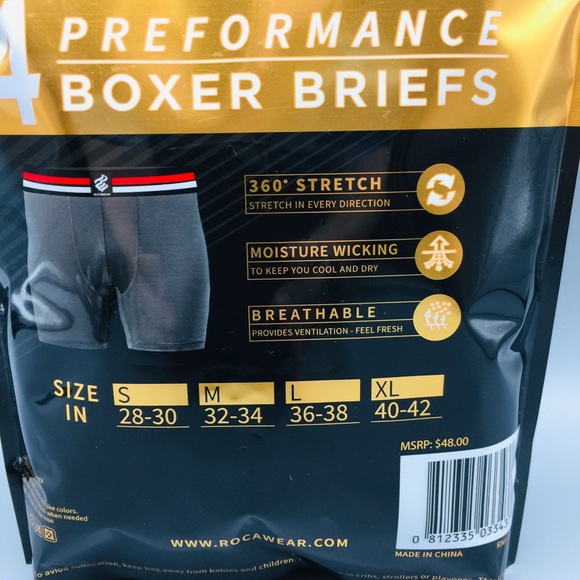 Rocawear | Underwear & Socks | Rocawear Mens Boxer Briefs Large 4 Pairs ...